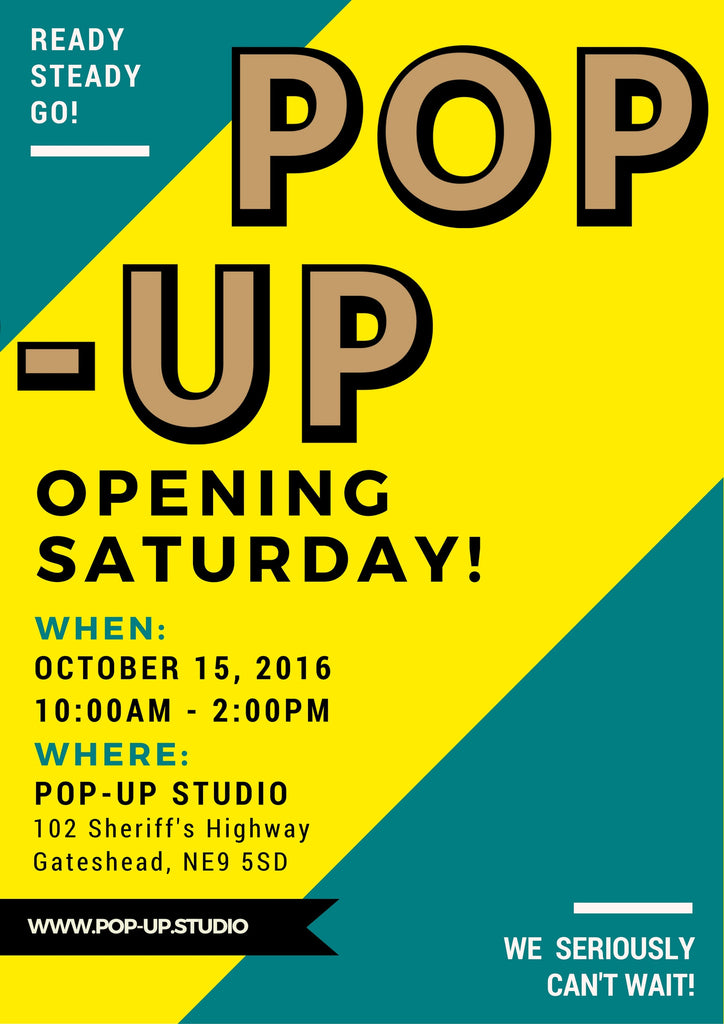 Opening on Saturday! – Pop-Up Studio